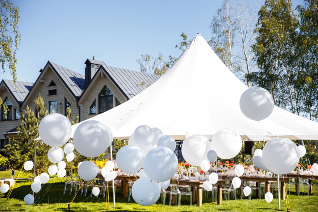 An Outdoor Party Tent and Other Ways to Keep Cool at Your Next Event